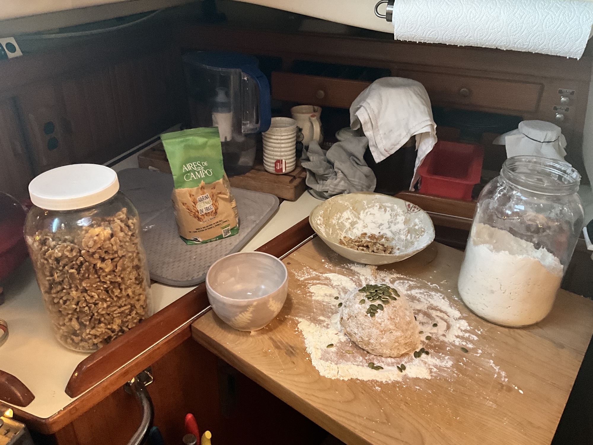 From electrical to scrubbing the anchor chain and baking bread ...